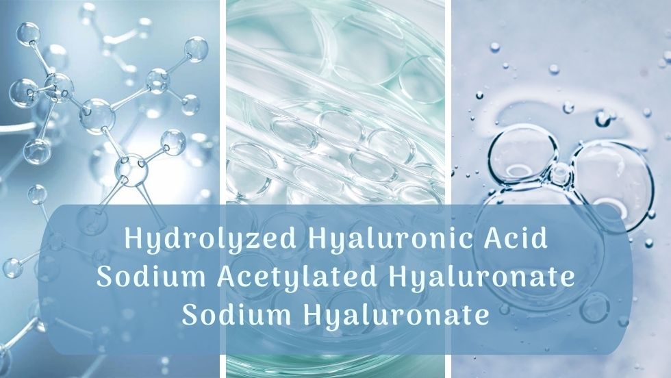 So sánh Hydrolyzed Hyaluronic Acid, Sodium Acetylated Hyaluronate và Sodium Hyaluronate | AusaSkin